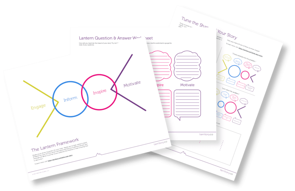 Lantern Shapes Guide & Framework Worksheet | Territory